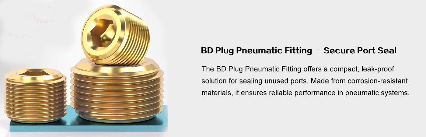 BD Plug Pneumatic Fitting | CG Pneumatic – Secure Line Plug