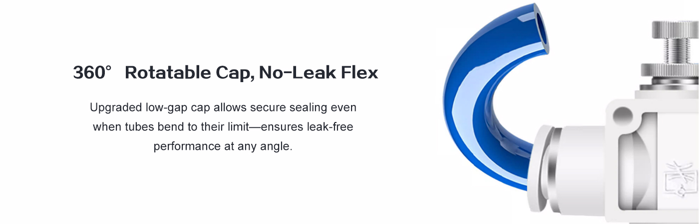 LSA Duct-type Check Valve Pneumatic Fitting | No Backflow