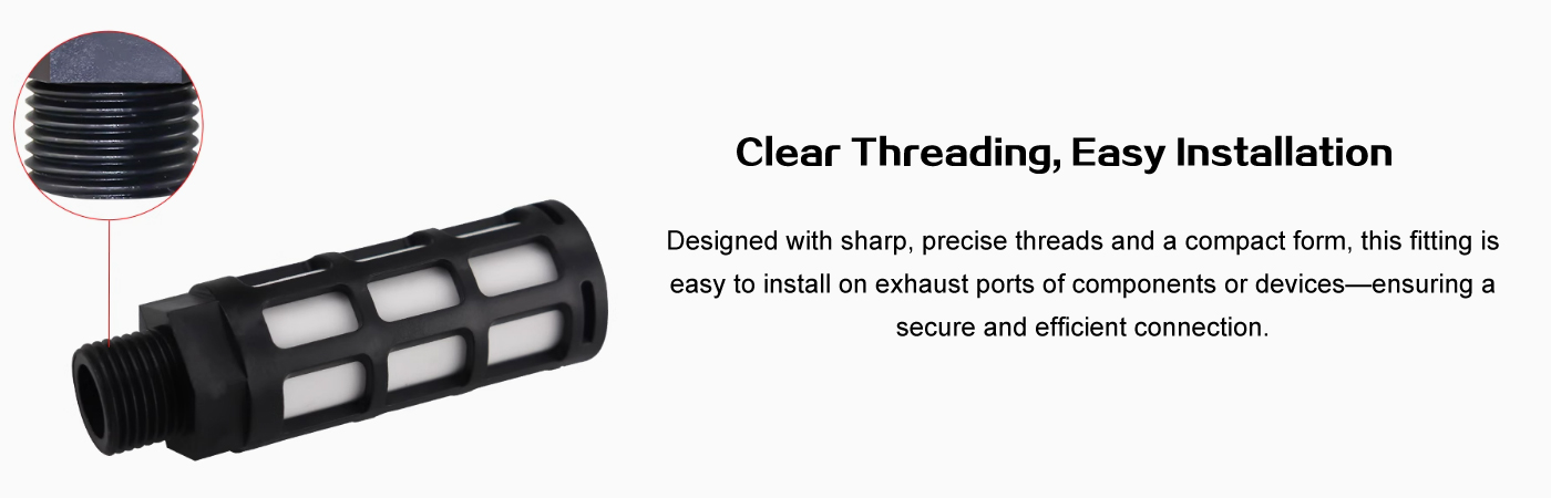 PSL Plastic Muffler | CG Pneumatic – Cost‑Effective Silencer