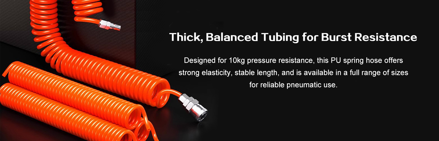 Polyurethane Spring Hose | Durable & Flexible Pneumatic Tool