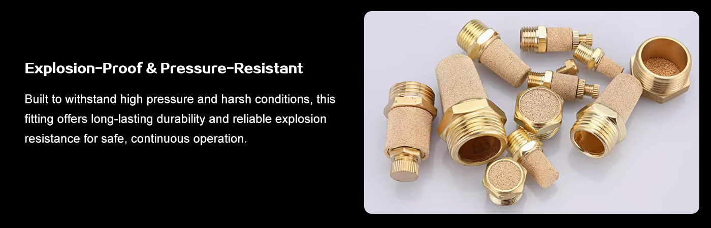 SLL Muffler All Copper Pneumatic Fitting | Premium Silencer